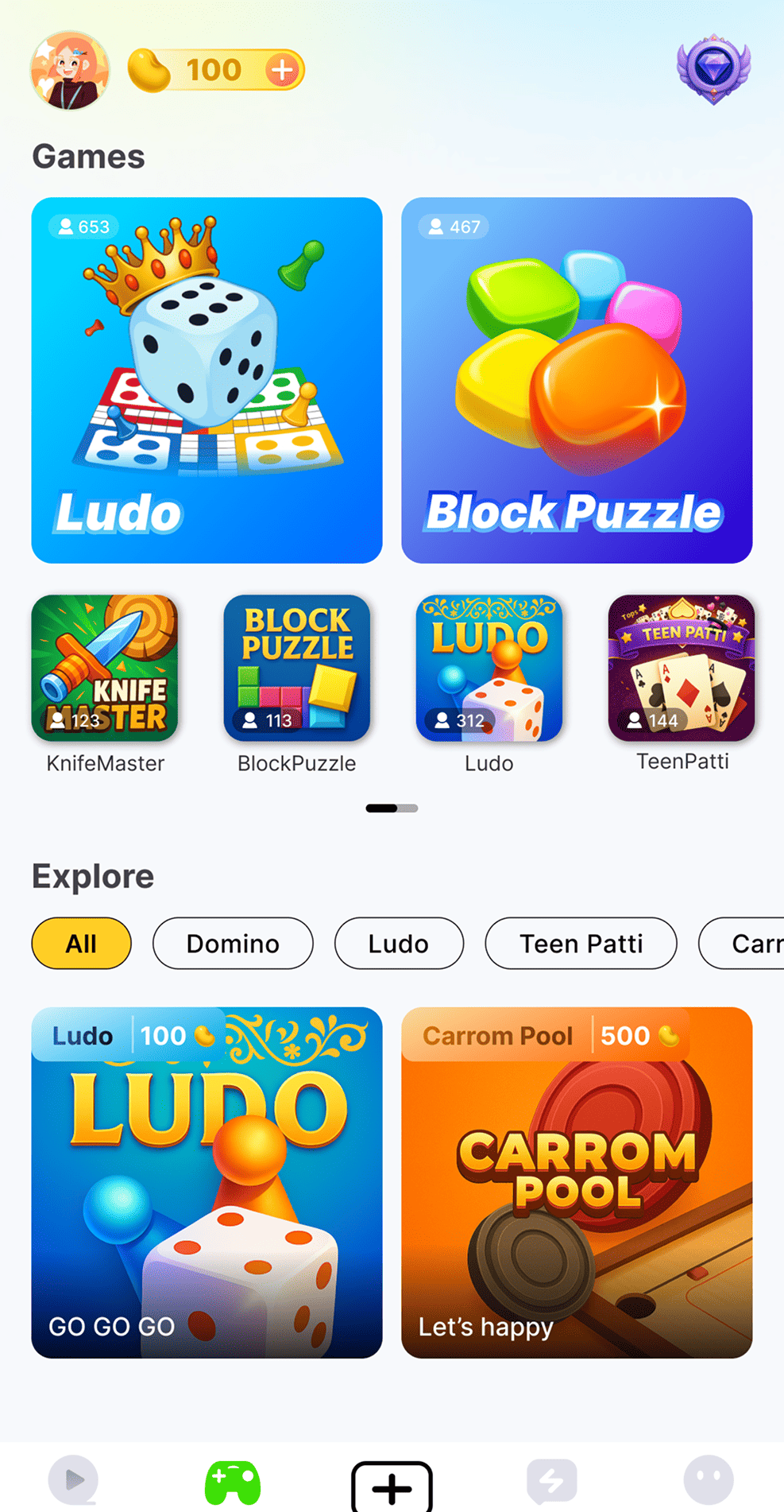 FunTok - Watch Short Videos & Play Mini Games